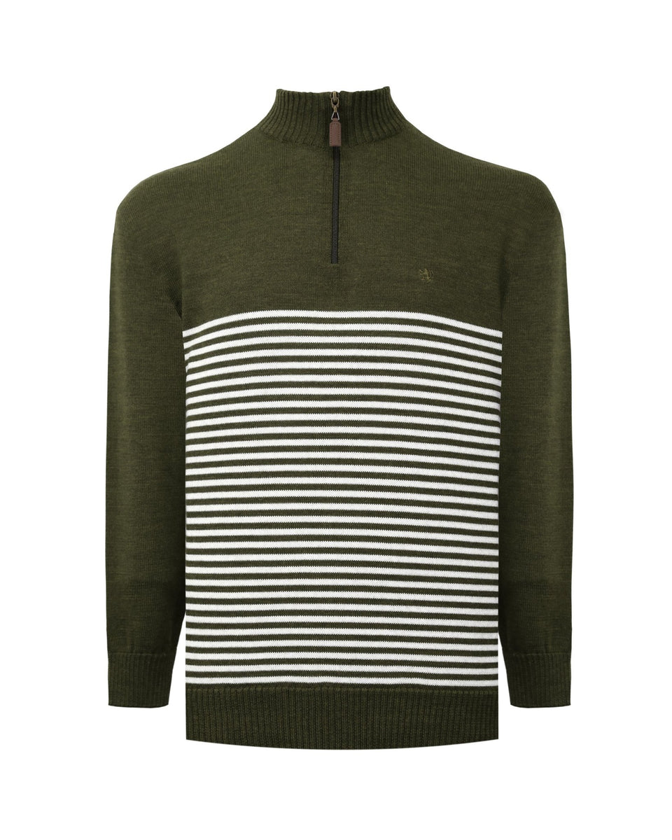 Manchester | Suéter para Hombre Cuello Mock Zipper Lana - Acrílico